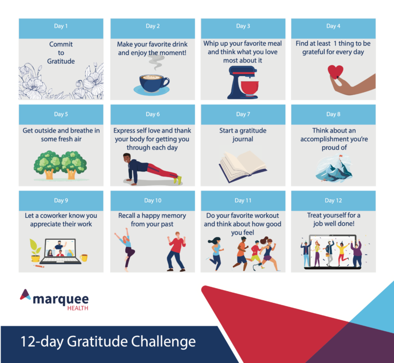 12-Day Gratitude Challenge - Marquee Health